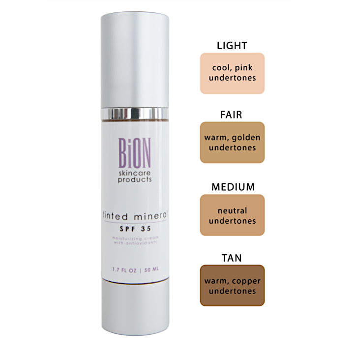 Tinted Mineral Moisturizer SPF 35 | BiON – Sophie's Cosmetics